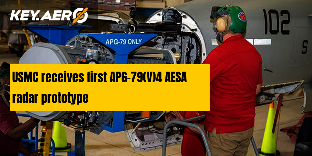 USMC receives first APG-79(V)4 AESA radar prototype