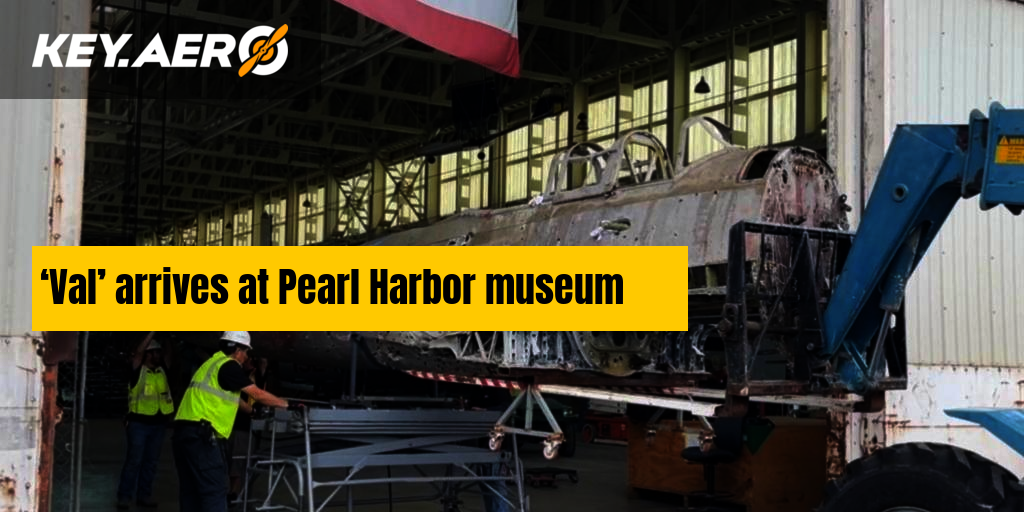 'Val' arrives at Pearl Harbor museum