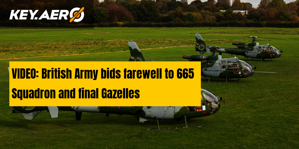 VIDEO: British Army bids farewell to 665 Squadron and final