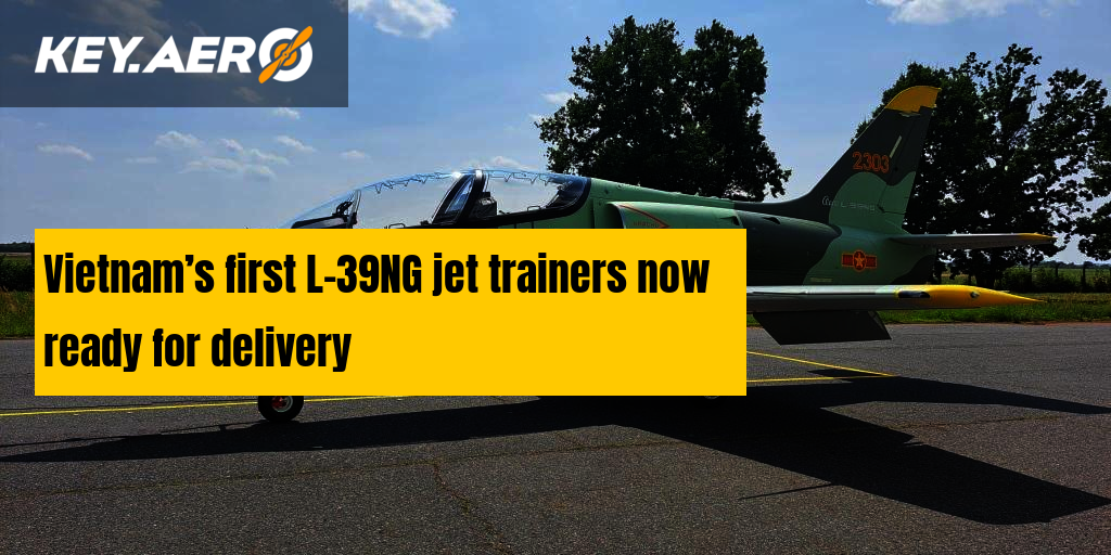 Vietnam’s first L-39NG jet trainers now ready for delivery