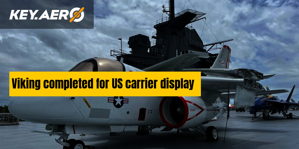 Viking completed for US carrier display
