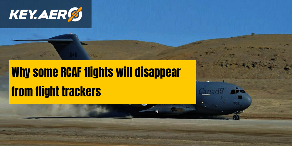 Why some RCAF flights will disappear from flight trackers