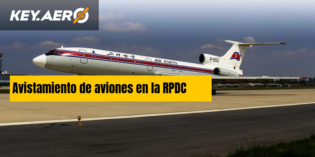 Avistamiento de aviones en la RPDC
