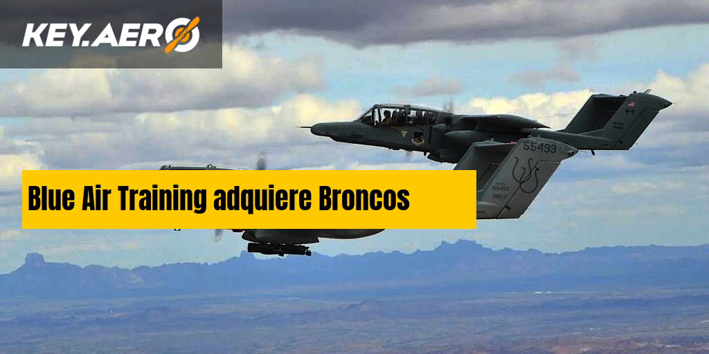 Blue Air Training adquiere Broncos