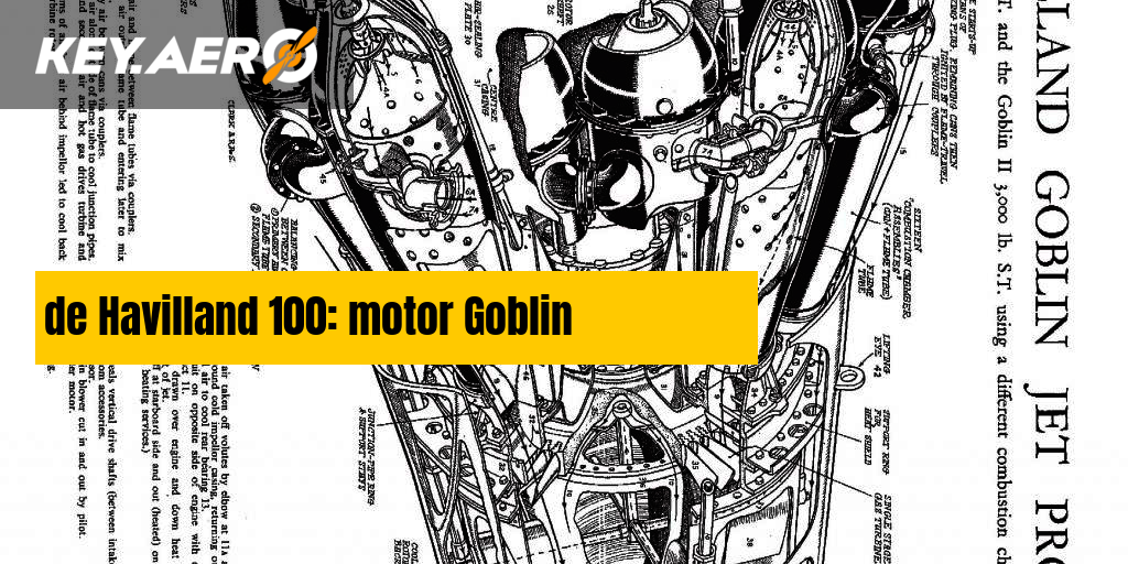 de Havilland 100: motor Goblin