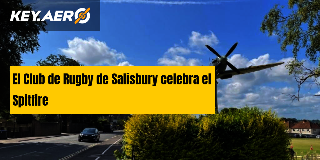 El Club de Rugby de Salisbury celebra el Spitfire