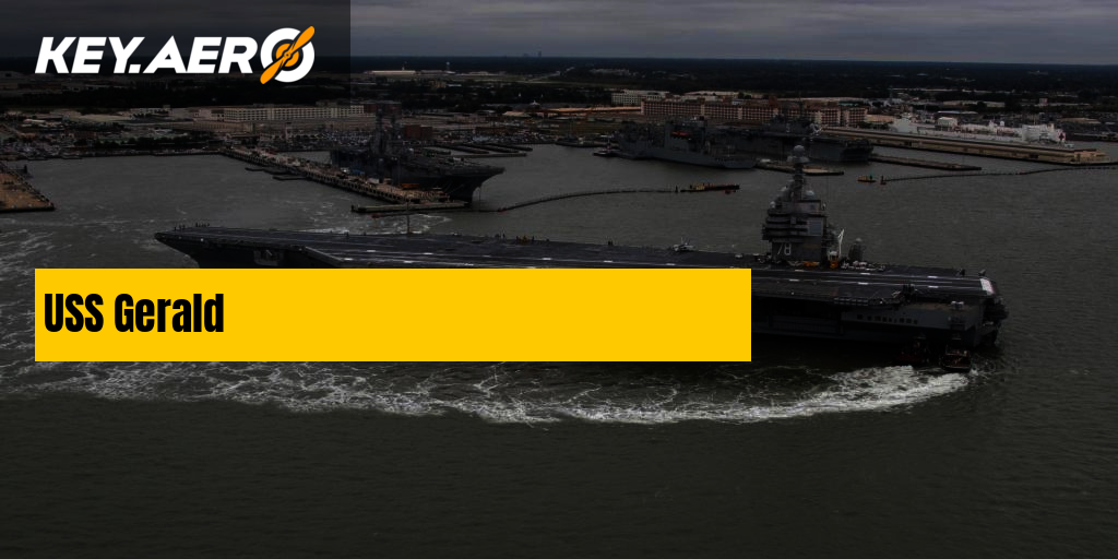 El USS Gerald R Ford zarpa en su primer despliegue
