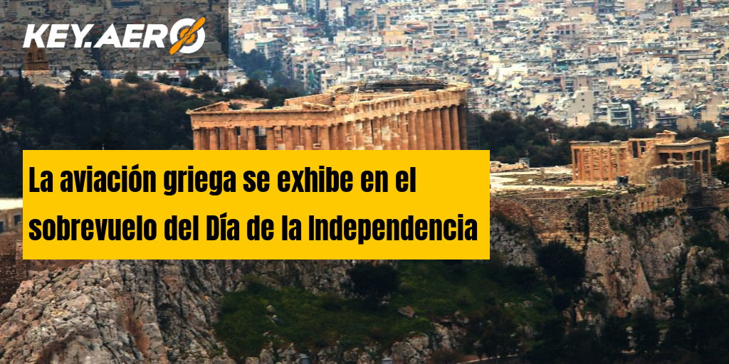 La aviación griega se exhibe en el sobrevuelo del Día de la