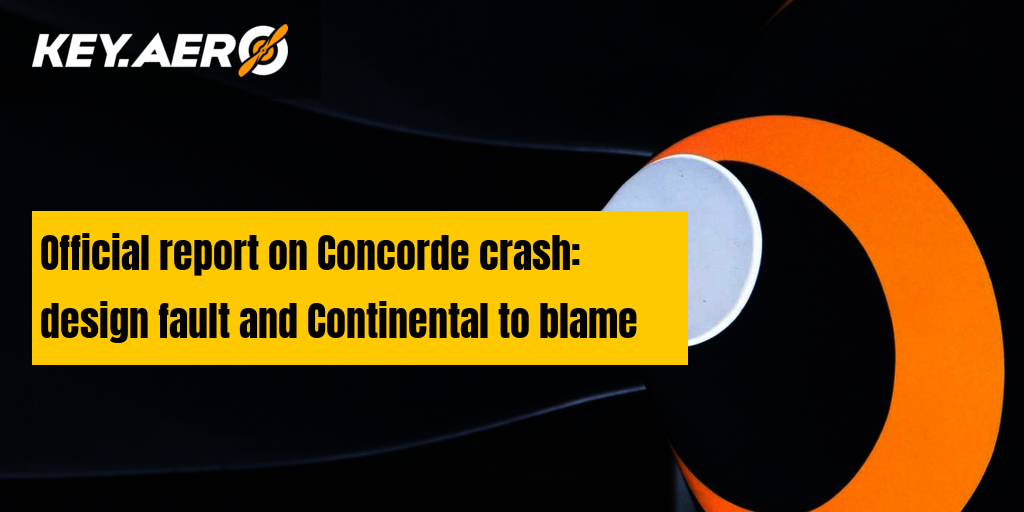 Official report on Concorde crash: design fault and