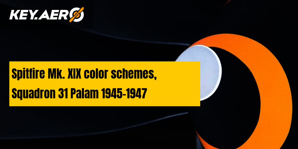 Spitfire Mk. XIX color schemes, Squadron 31 Palam 1945-1947