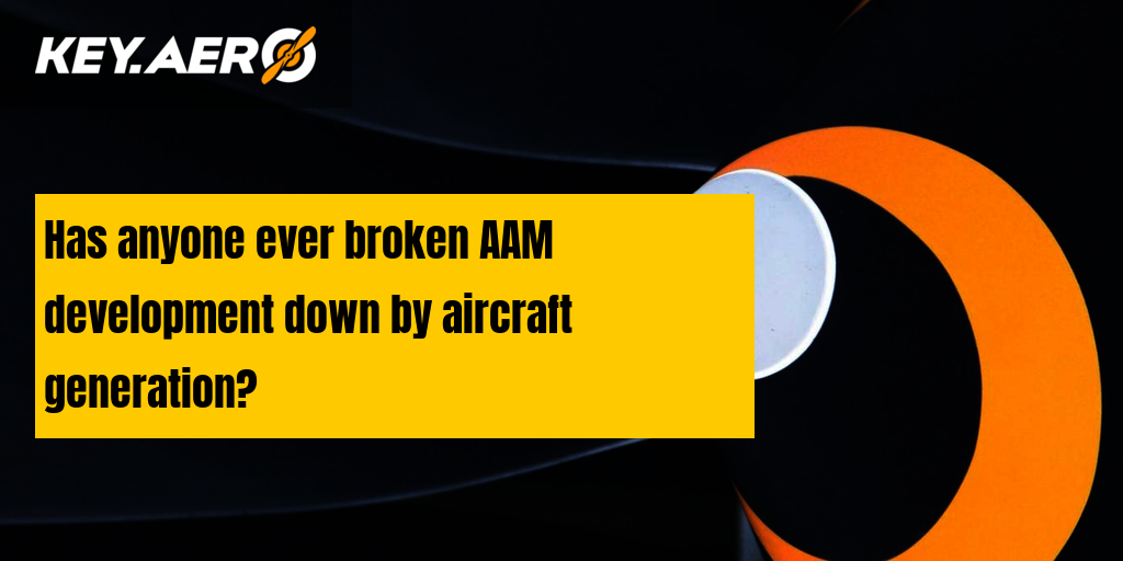 Has anyone ever broken AAM development down by aircraft