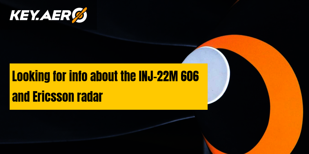 Looking for info about the INJ-22M 606 and Ericsson radar