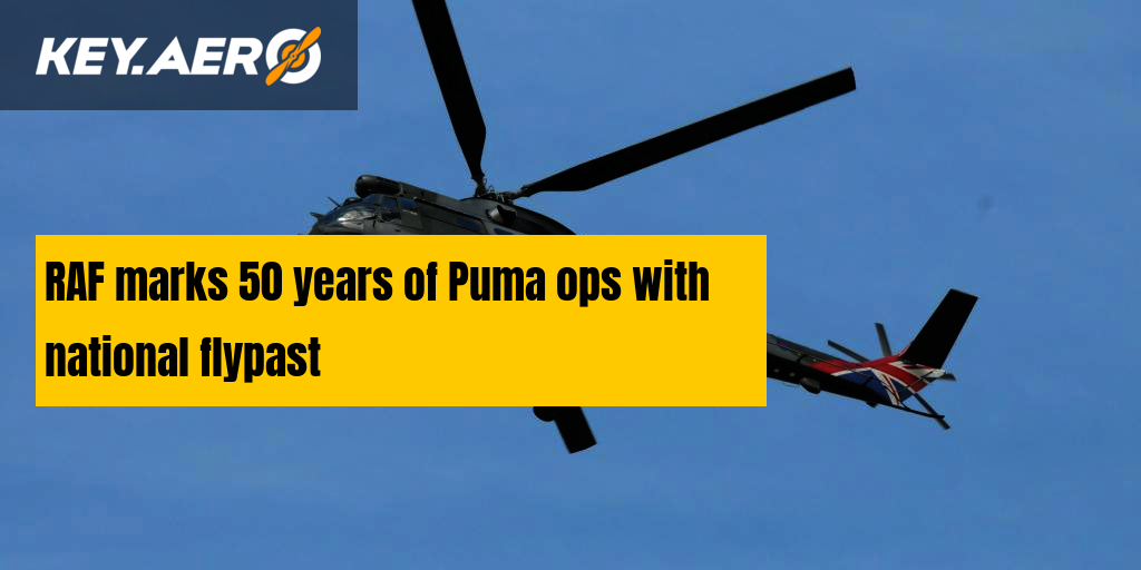 RAF marks 50 years of Puma ops with national flypast