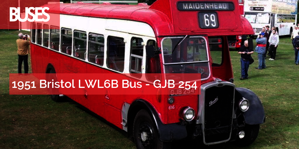 1951 Bristol LWL6B Bus - GJB 254