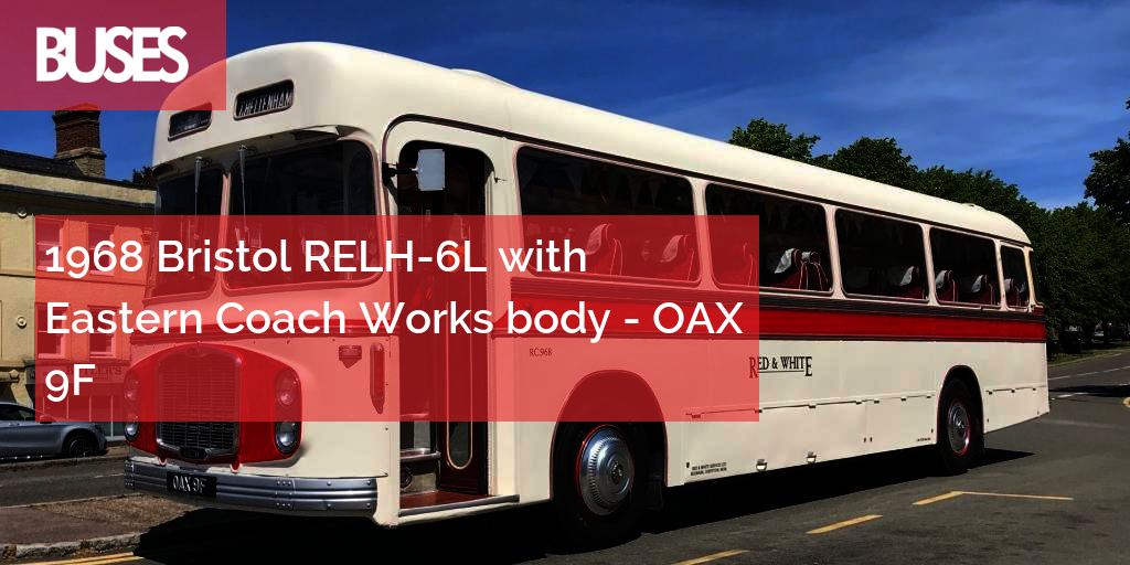 1968 Bristol RELH-6L with Eastern Coach Works body - OAX 9F