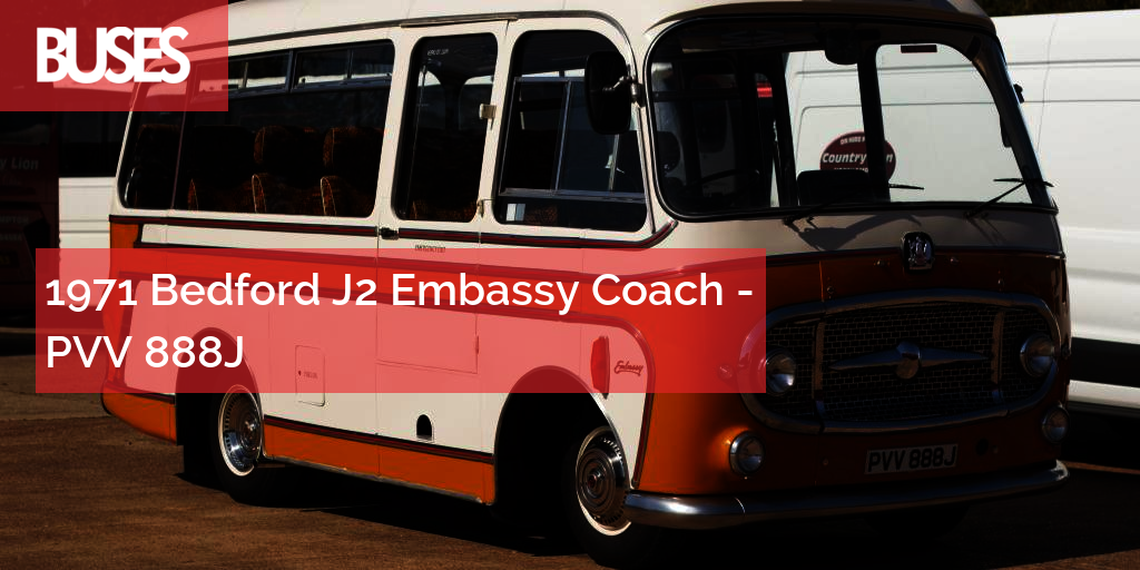 1971 Bedford J2 Embassy Coach - PVV 888J