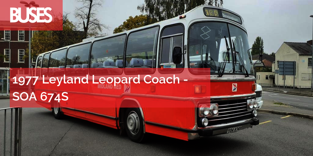 1977 Leyland Leopard Coach - SOA 674S