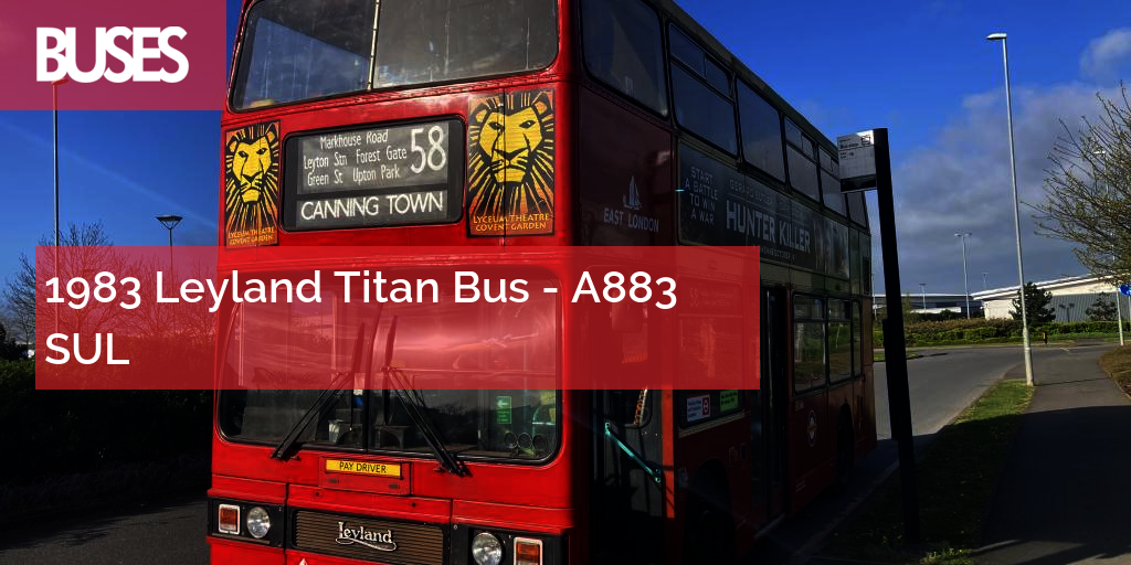 1983 Leyland Titan Bus - A883 SUL