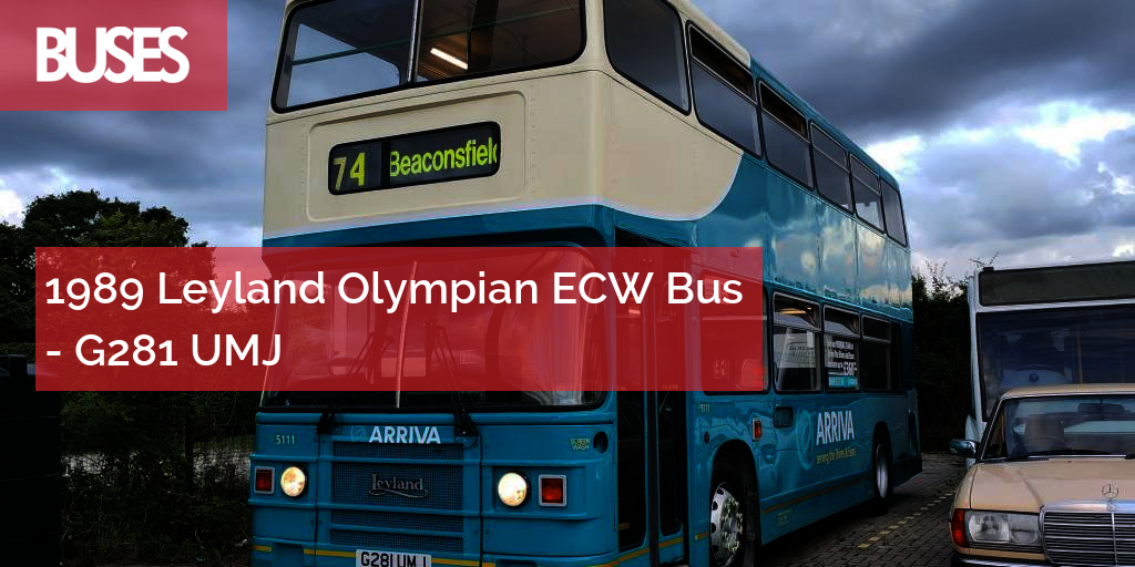 1989 Leyland Olympian ECW Bus - G281 UMJ