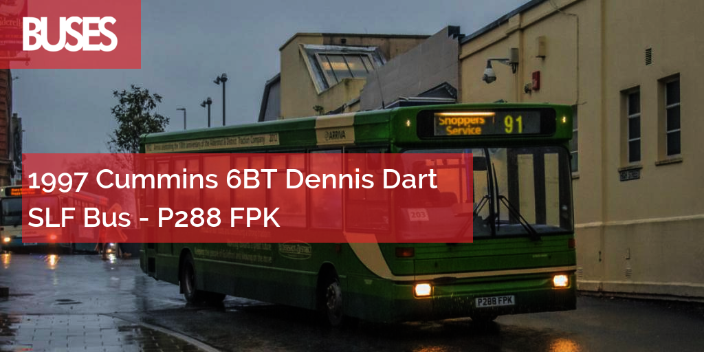 1997 Cummins 6BT Dennis Dart SLF Bus - P288 FPK