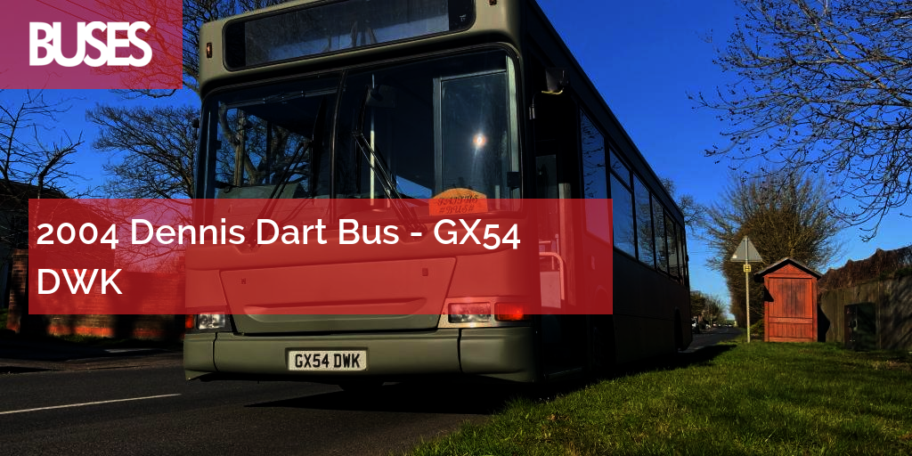2004 Dennis Dart Bus - GX54 DWK