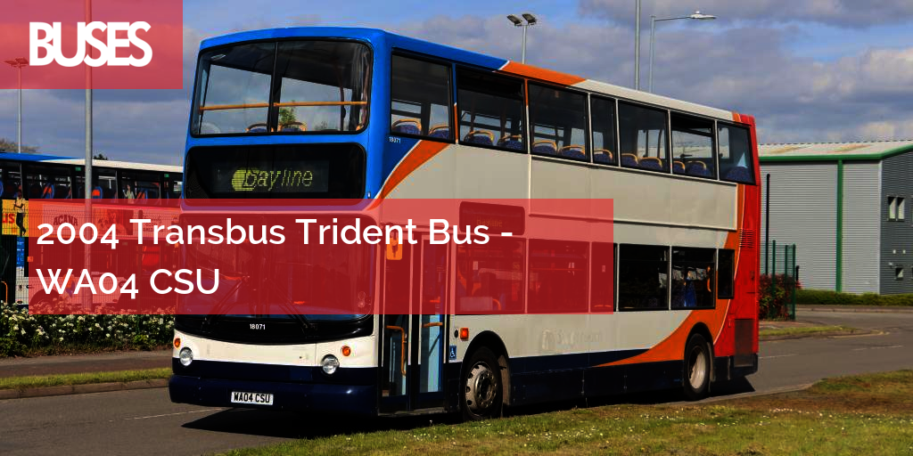 2004 Transbus Trident Bus - WA04 CSU