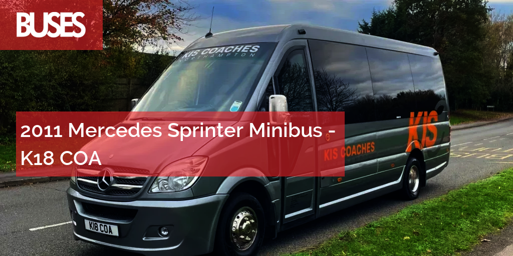 2011 Mercedes Sprinter Minibus - K18 COA