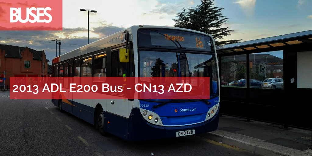 2013 ADL E200 Bus - CN13 AZD