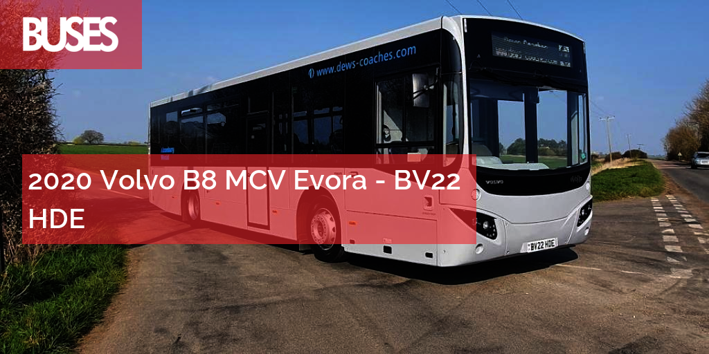 2020 Volvo B8 MCV Evora - BV22 HDE