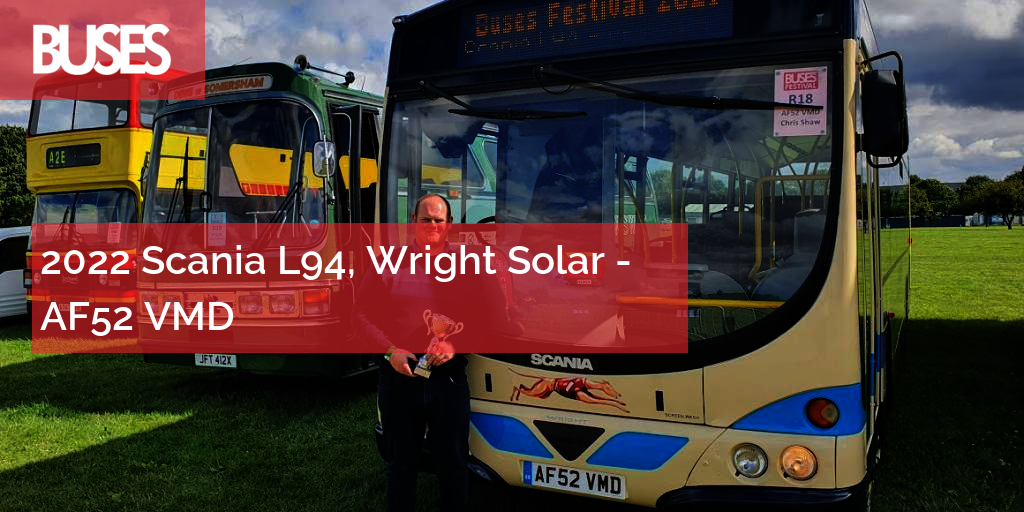 2022 Scania L94, Wright Solar - AF52 VMD
