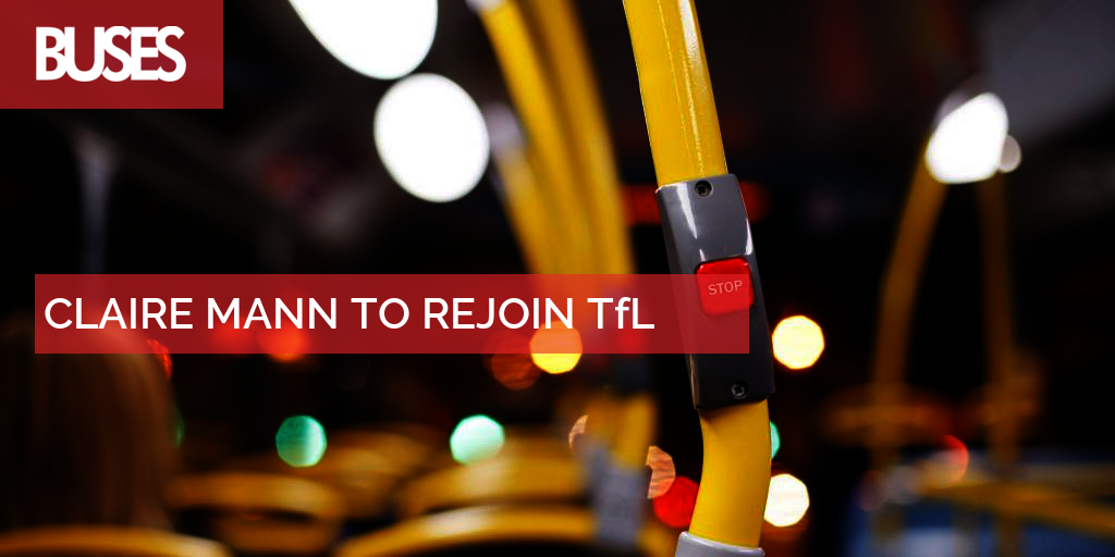 CLAIRE MANN TO REJOIN TfL