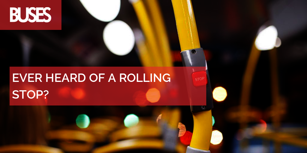 EVER HEARD OF A ROLLING STOP?