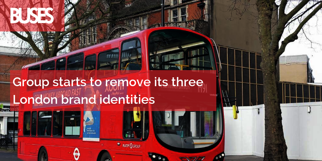 Group starts to remove its three London brand identities