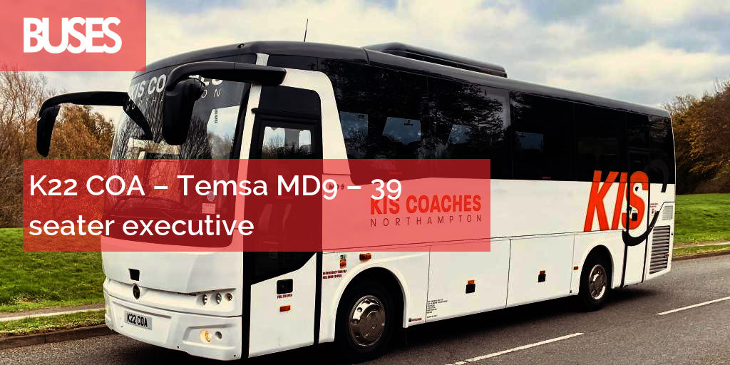 K22 COA – Temsa MD9 – 39 seater executive