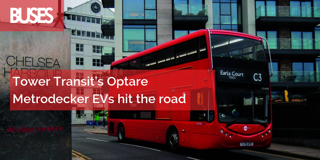 Tower Transit’s Optare Metrodecker EVs hit the road