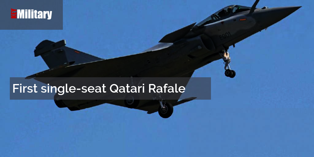 First single-seat Qatari Rafale