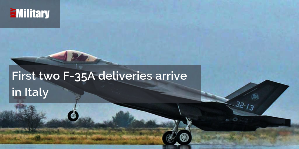 First two F-35A deliveries arrive in Italy