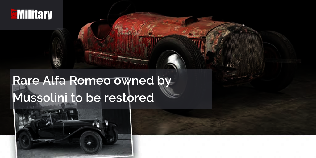 Rare Alfa Romeo owned by Mussolini to be restored