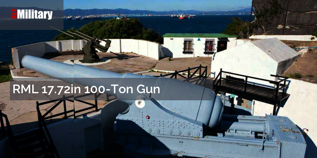 RML 17.72in 100-Ton Gun