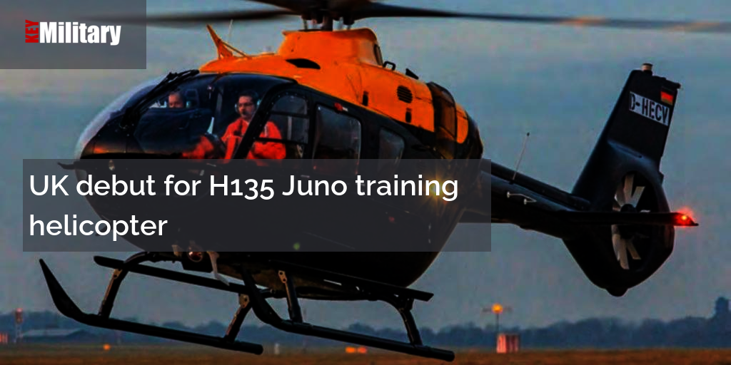 UK debut for H135 Juno training helicopter