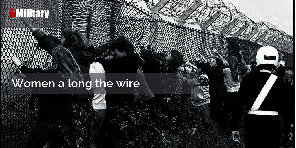 Women a long the wire