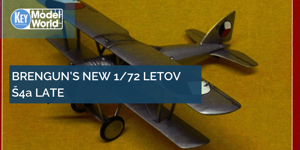 Brengun 1/72 Letov Š4a late biplane resin Czech