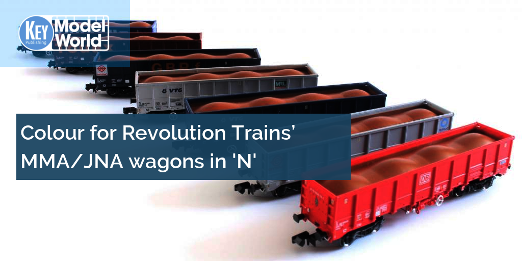 Colour for Revolution Trains’ MMA/JNA wagons in 'N'