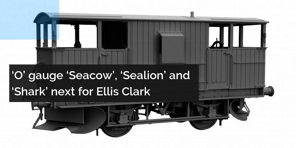 Ellis Clark Trains O gauge Seacow, Sealion and Shark ballast