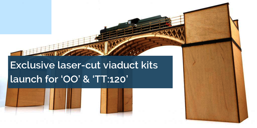 Exclusive laser-cut viaduct kits for OO and TT:120 scales