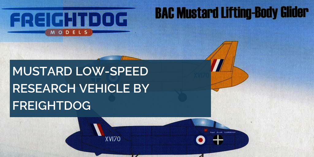 Freightdog 1/72 BAC Mustard Lifting Body Glider