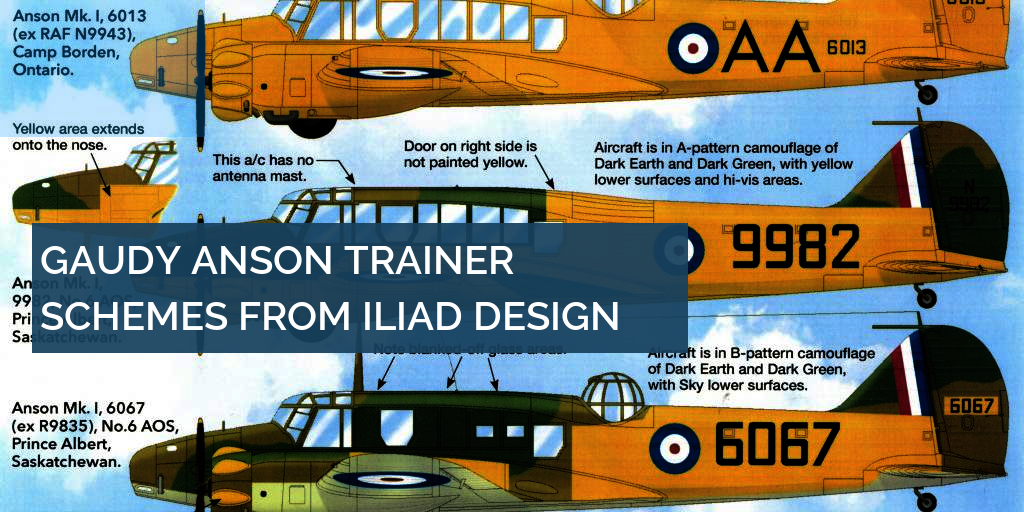 Iliad Design 1/48 Avro Anson Mk.I decals BCATP