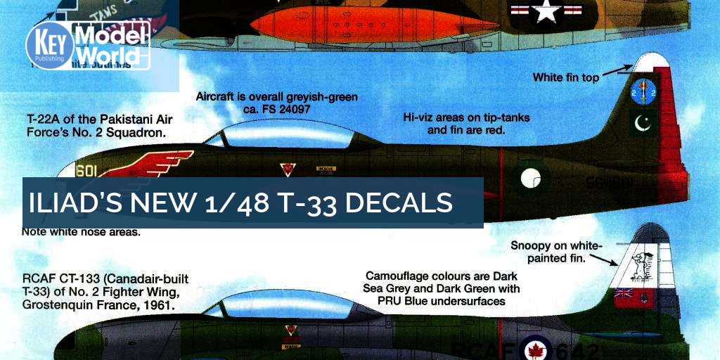 Iliad Design 48044 Cool Camo T-Birds T-33 decals