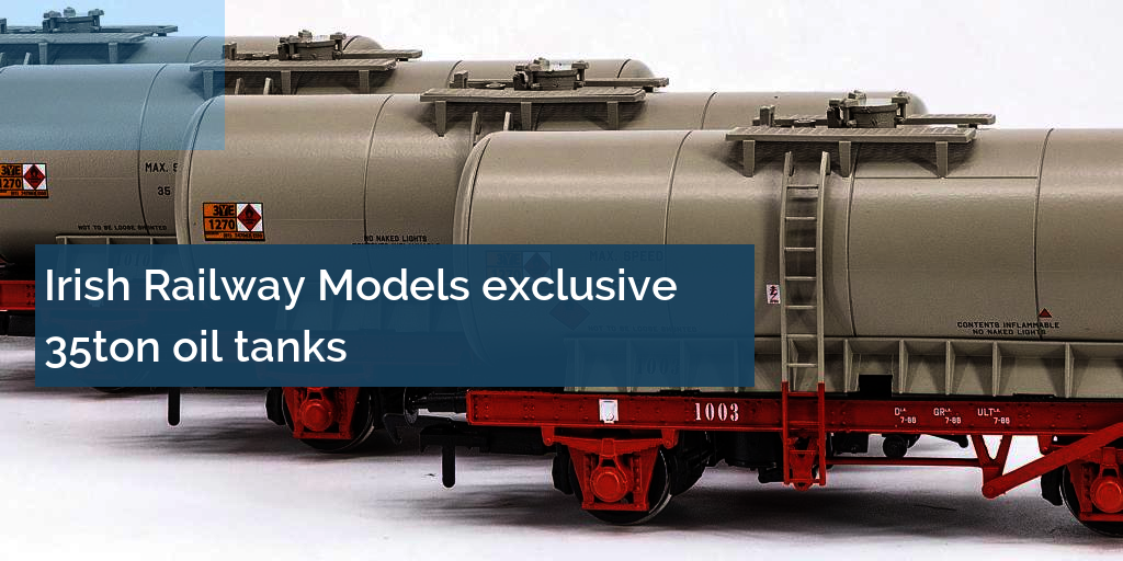 IRM exclusive 35ton oil tanks in OO gauge