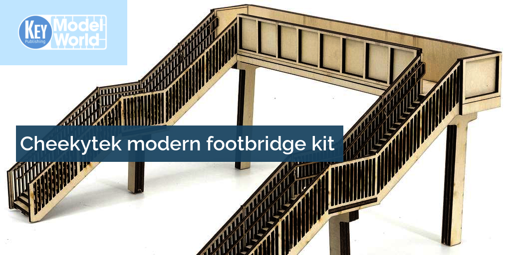Modern footbridge kit OO gauge